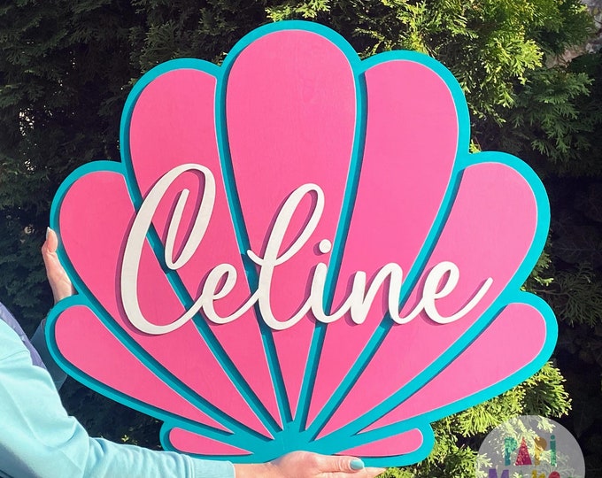 Shell Letters-beach Decor-custom Monograms-shell Name-coastal Sand ...