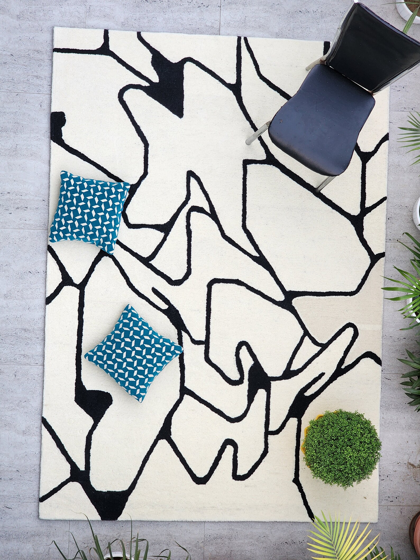 Wool Premium Luxury Handmade Tufted New Zealand Wool Rug Large Area Rug ...