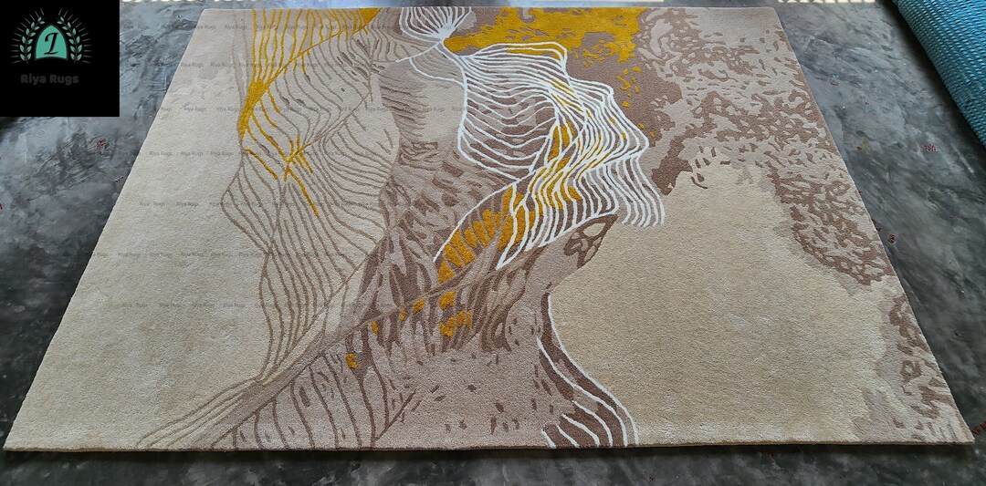 Hand Tufted Magnetic Illusion Hand Tufted Designer Rug Premium Quality ...