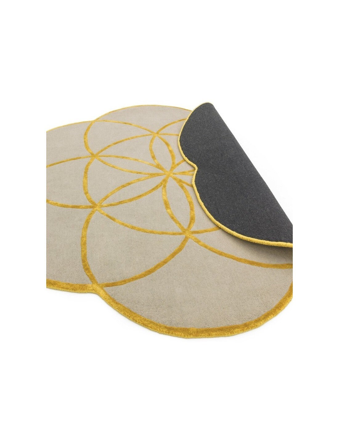 Irregular Round Tufted Circles Hand-tufted Newzealand Wool - Etsy