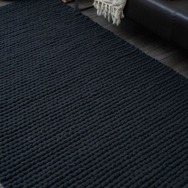 Wool Braided Rug - Etsy