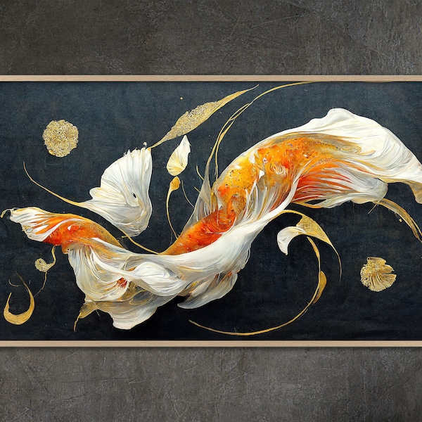 Abstract Fish Art - Etsy