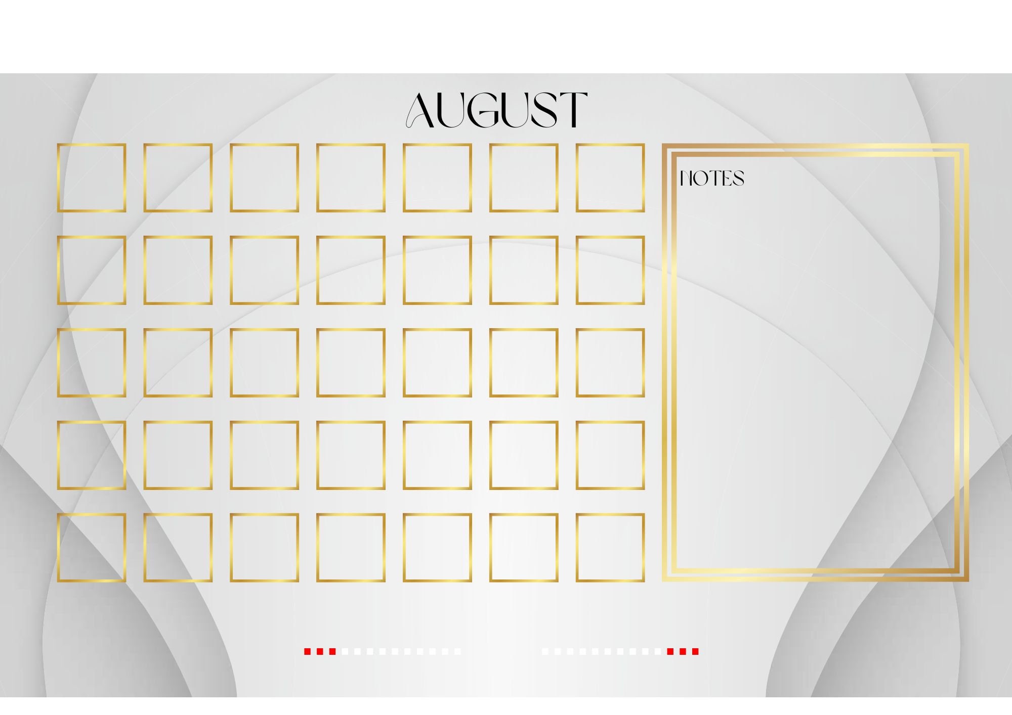 2023 Monthly Calendar / PRINTABLE/ ELEGANT/ PREMIUM / Luxury ...