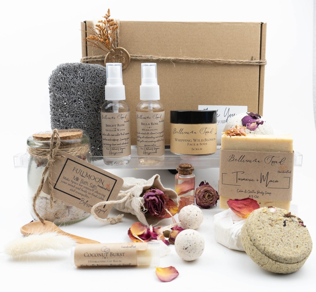 Organic Spa Gift Set Self-care Gift Box Relaxation Gift Box Natural and ...