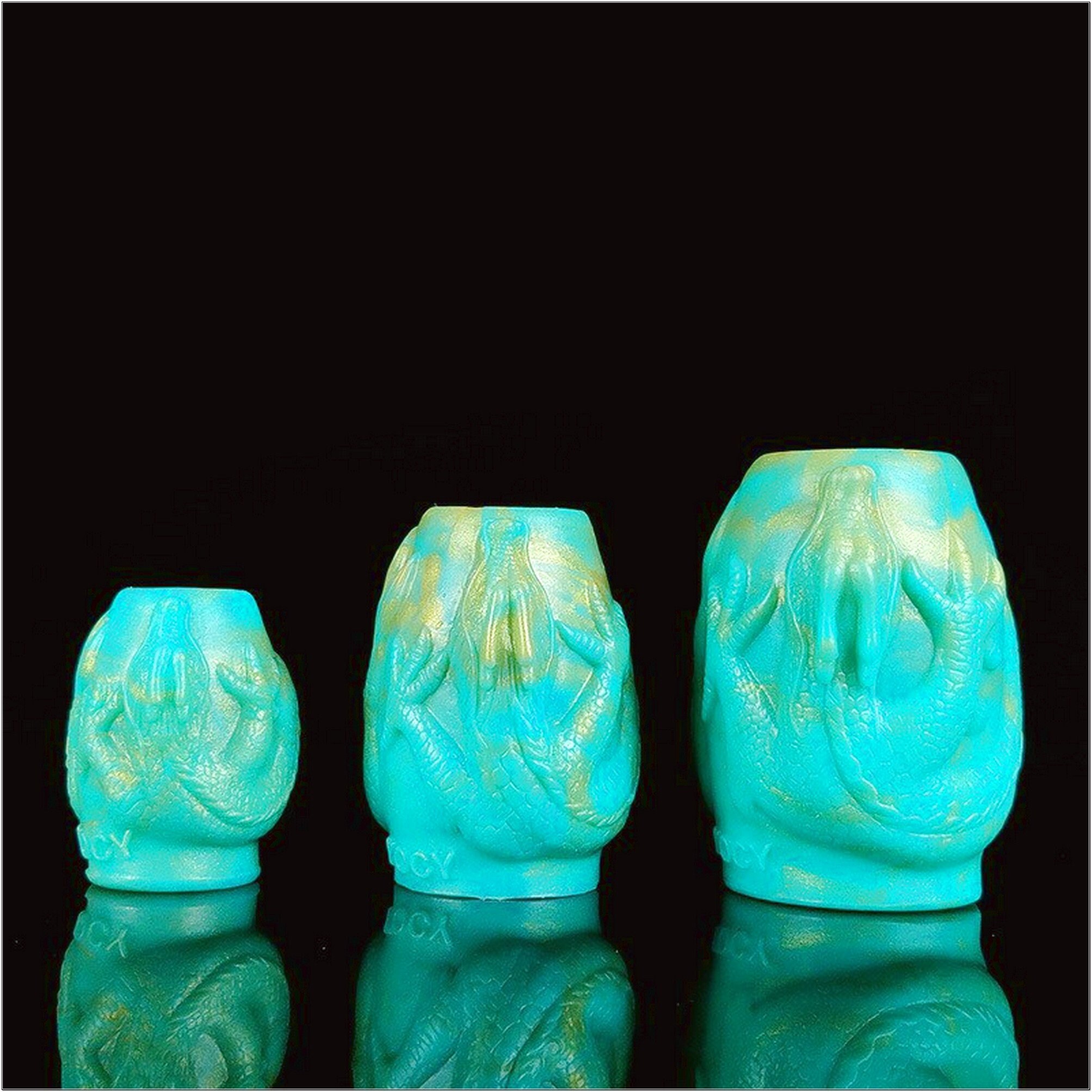 New Platinum Silicone Dragon Sleeve Male Dildo Wear JJ Penis Lock Sperm Ring Soft Sex Erotic ...