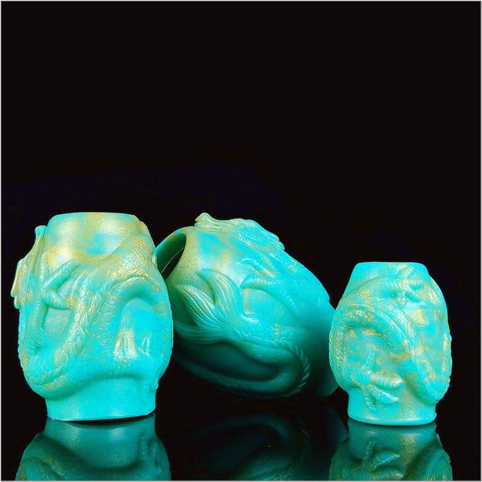 New Platinum Silicone Dragon Sleeve Male Dildo Wear JJ Penis Lock Sperm Ring Soft Sex Erotic ...