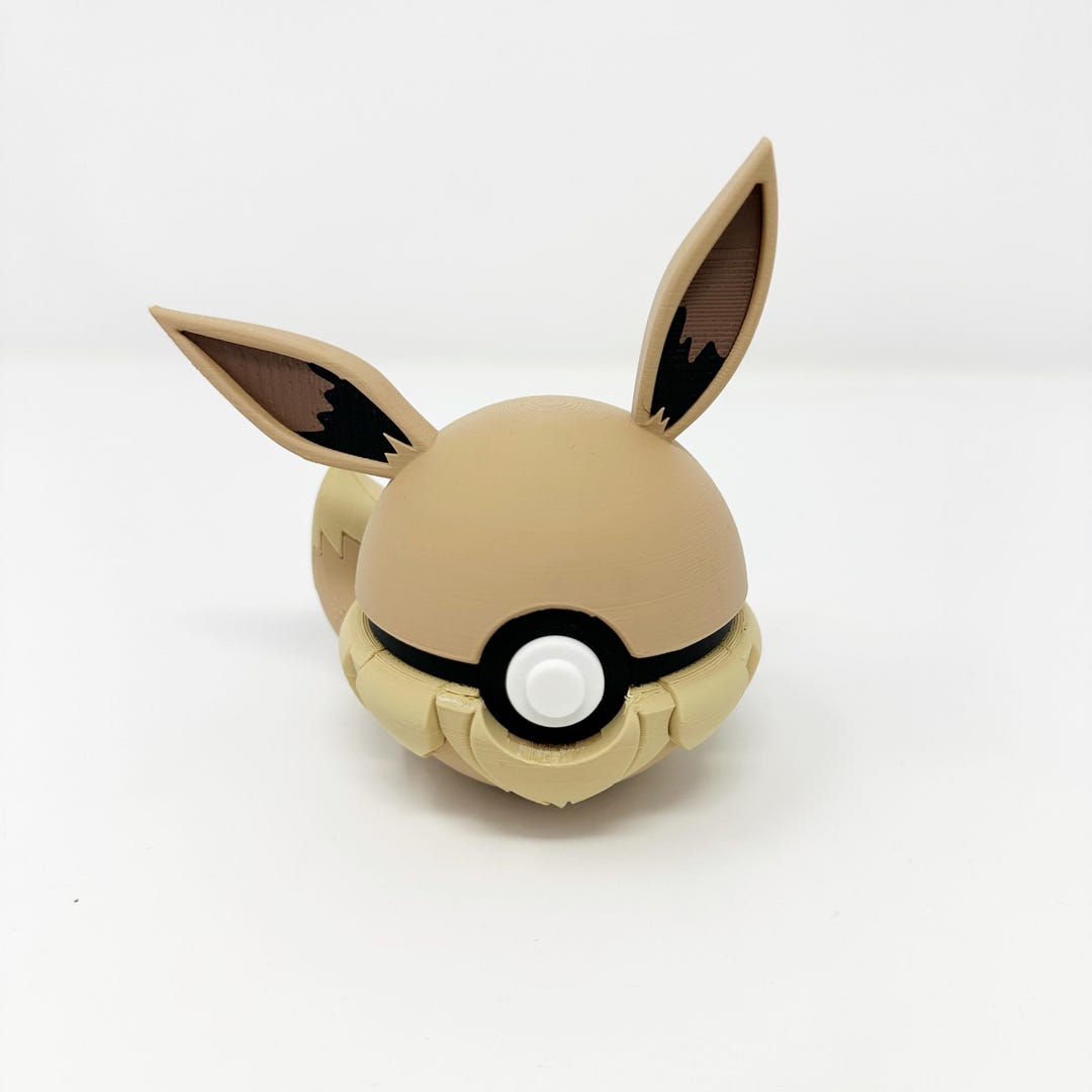 Eevee 0133 Themed Pokeball, 3D Printed, Pokemon Collectable - Etsy