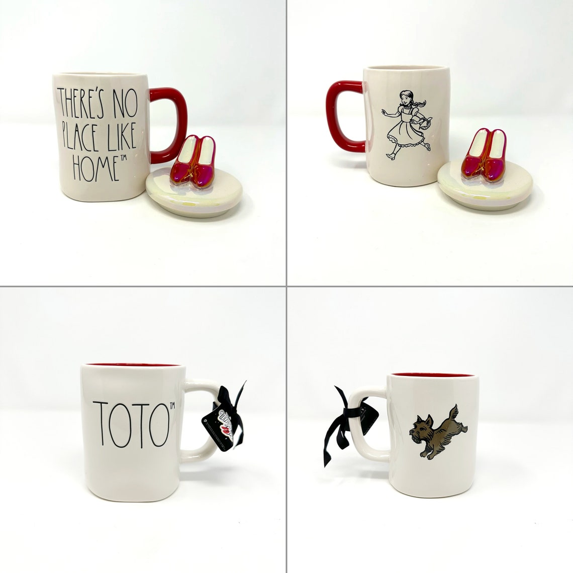 Rae Dunn Wizard of Oz LL Double Sided Mugs Wicked Witch - Etsy