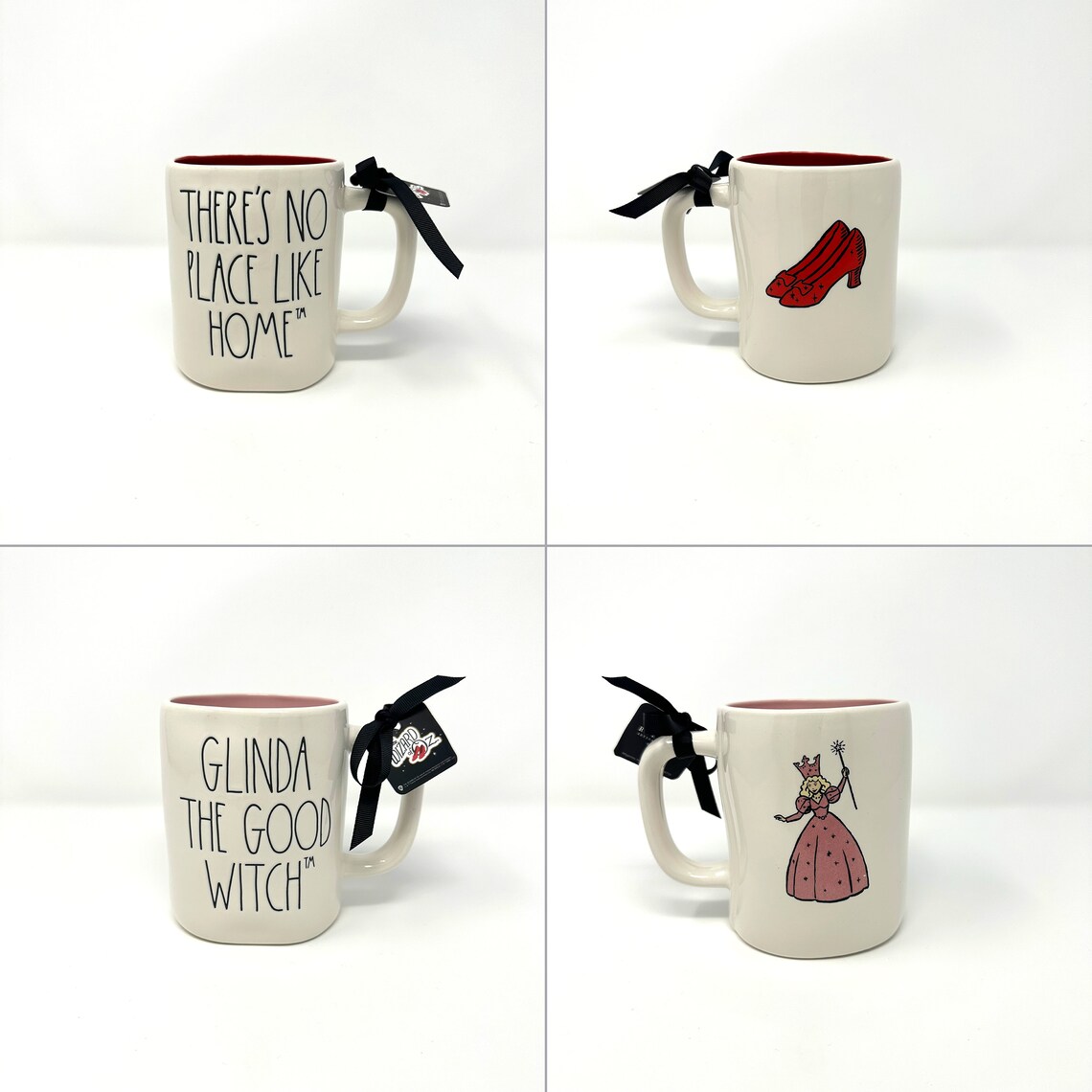 Rae Dunn Wizard of Oz LL Double Sided Mugs Wicked Witch - Etsy