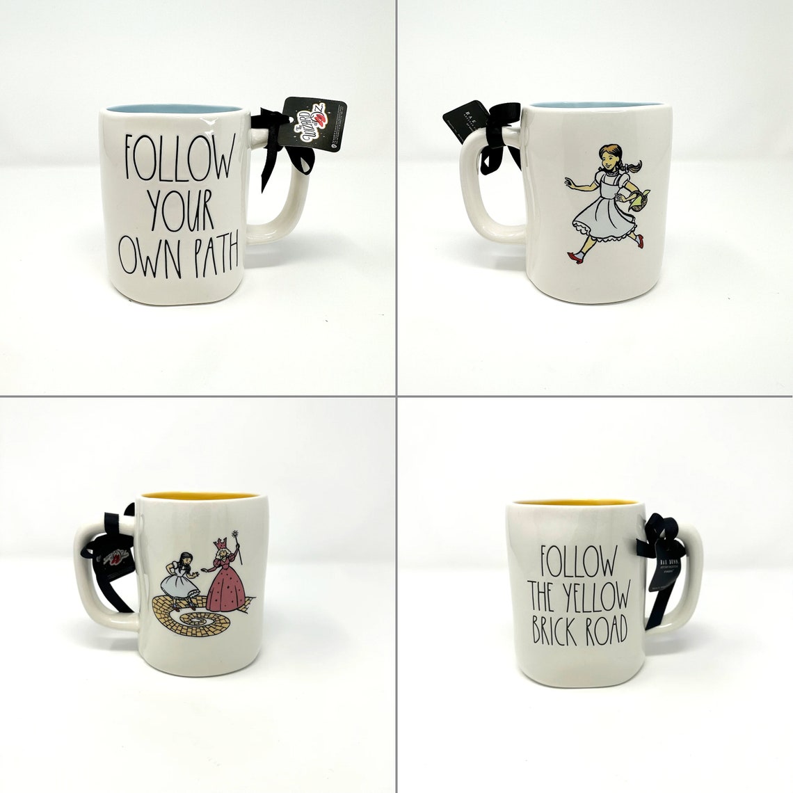 Rae Dunn Wizard of Oz LL Double Sided Mugs Wicked Witch - Etsy