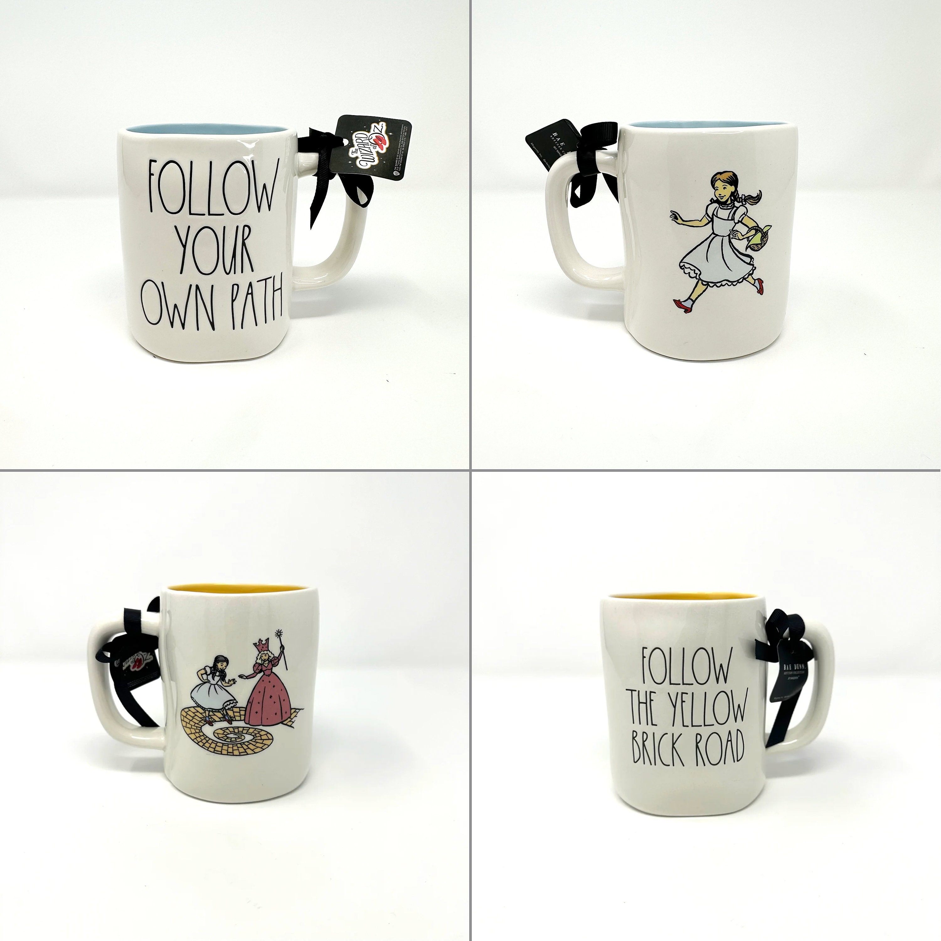 Rae Dunn Wizard of Oz LL Double Sided Mugs Wicked Witch - Etsy