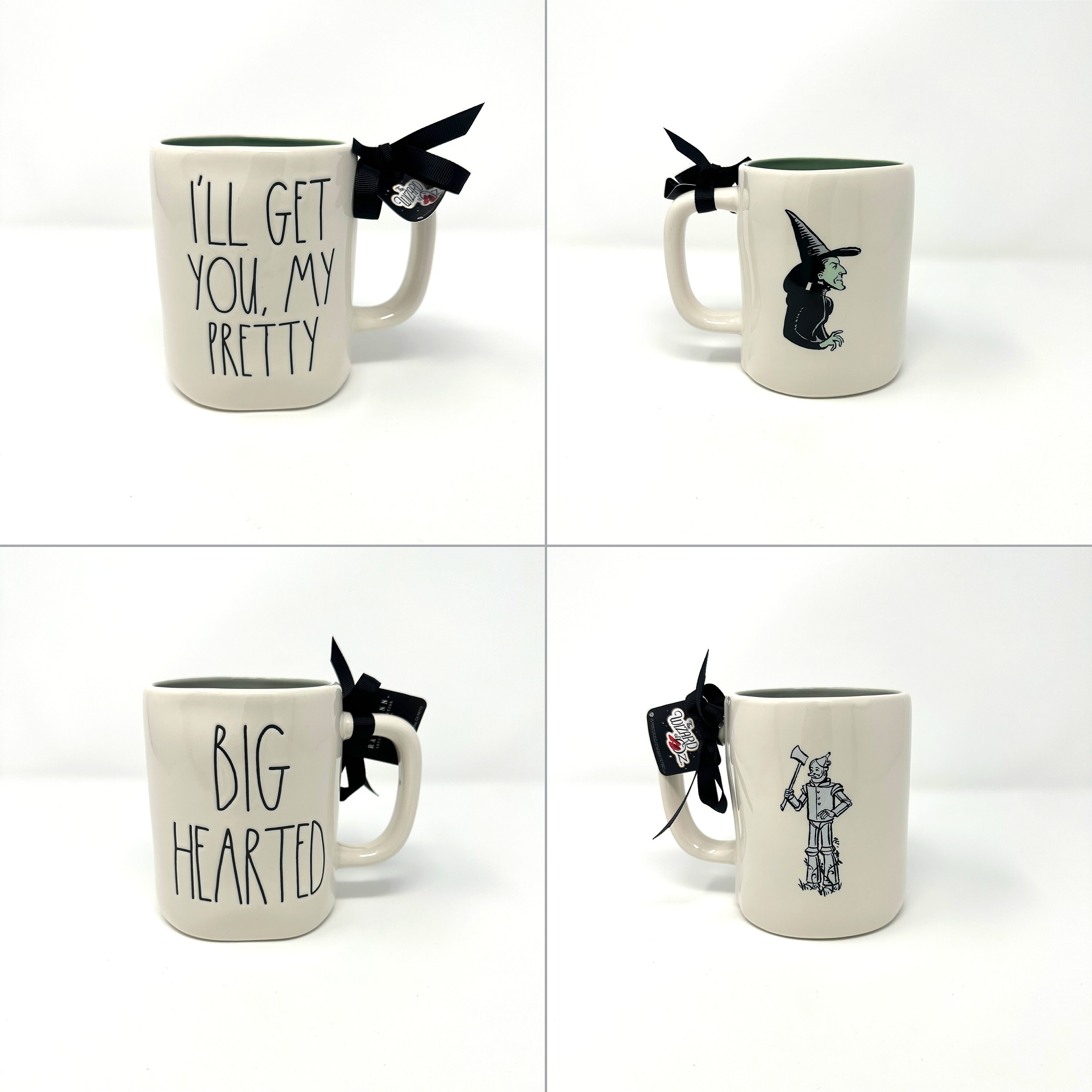 Rae Dunn Wizard of Oz LL Double Sided Mugs Wicked Witch - Etsy