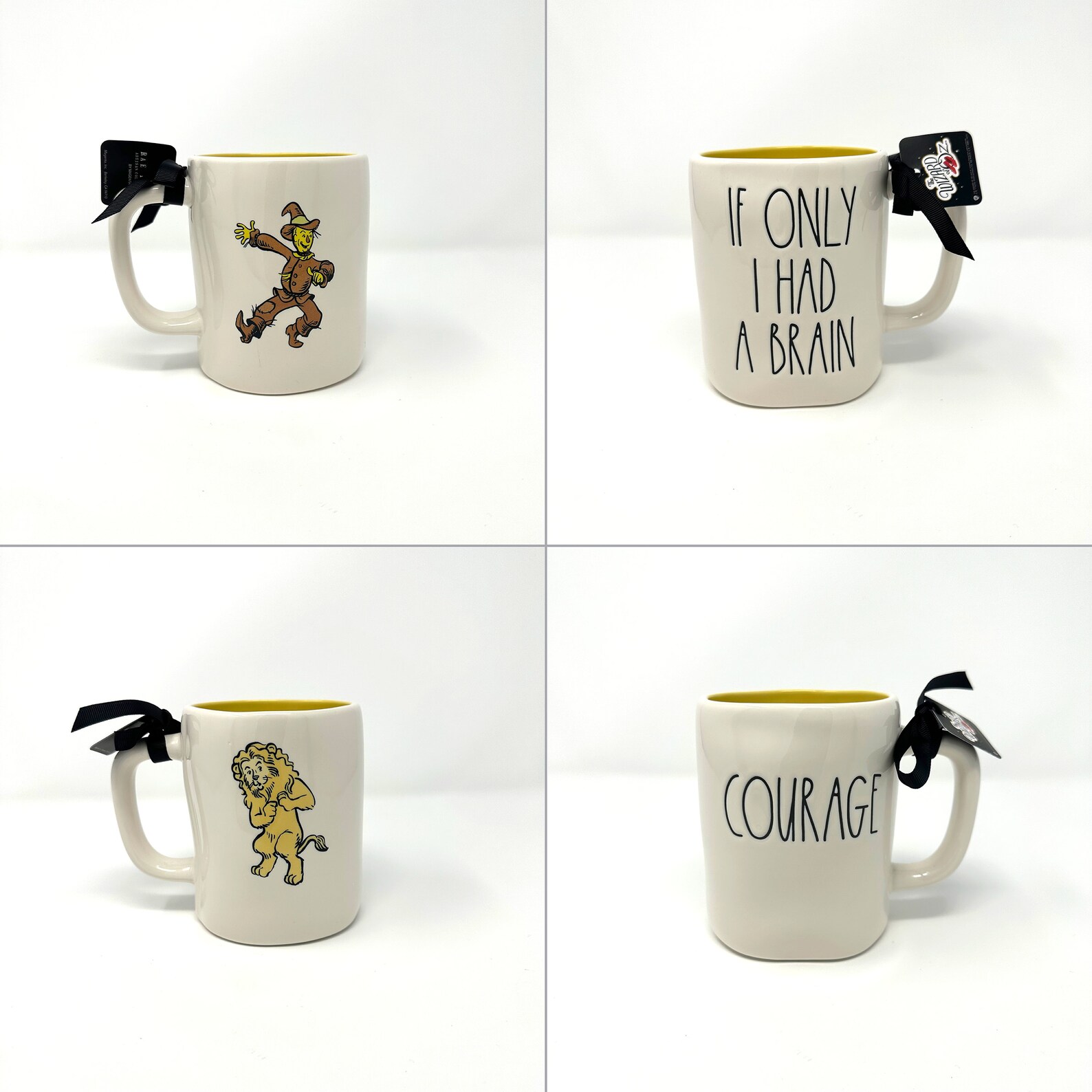 Rae Dunn Wizard of Oz LL Double Sided Mugs Wicked Witch - Etsy