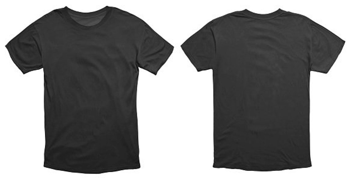 Black-shirt-design-template - Etsy