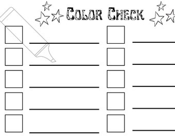 Color Test Page - Etsy