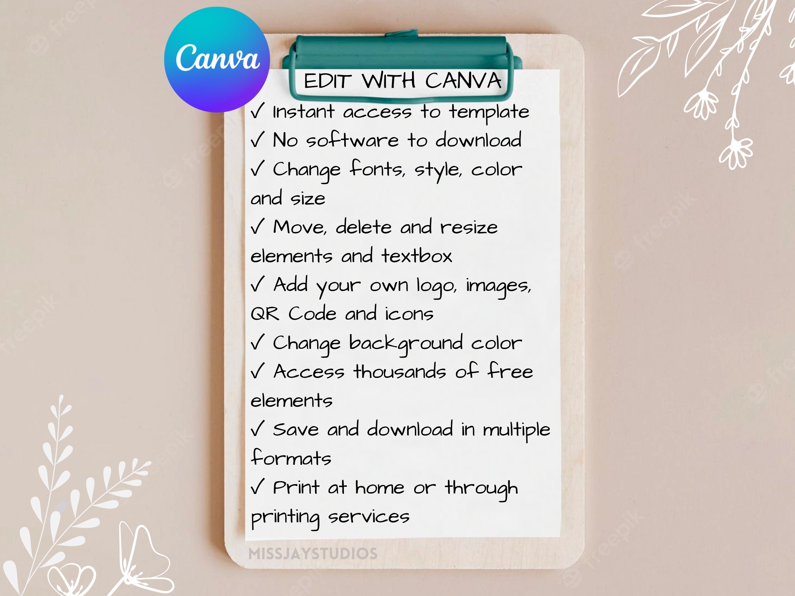 Editable Washing Instruction Template, Tshirt Packaging Insert ...