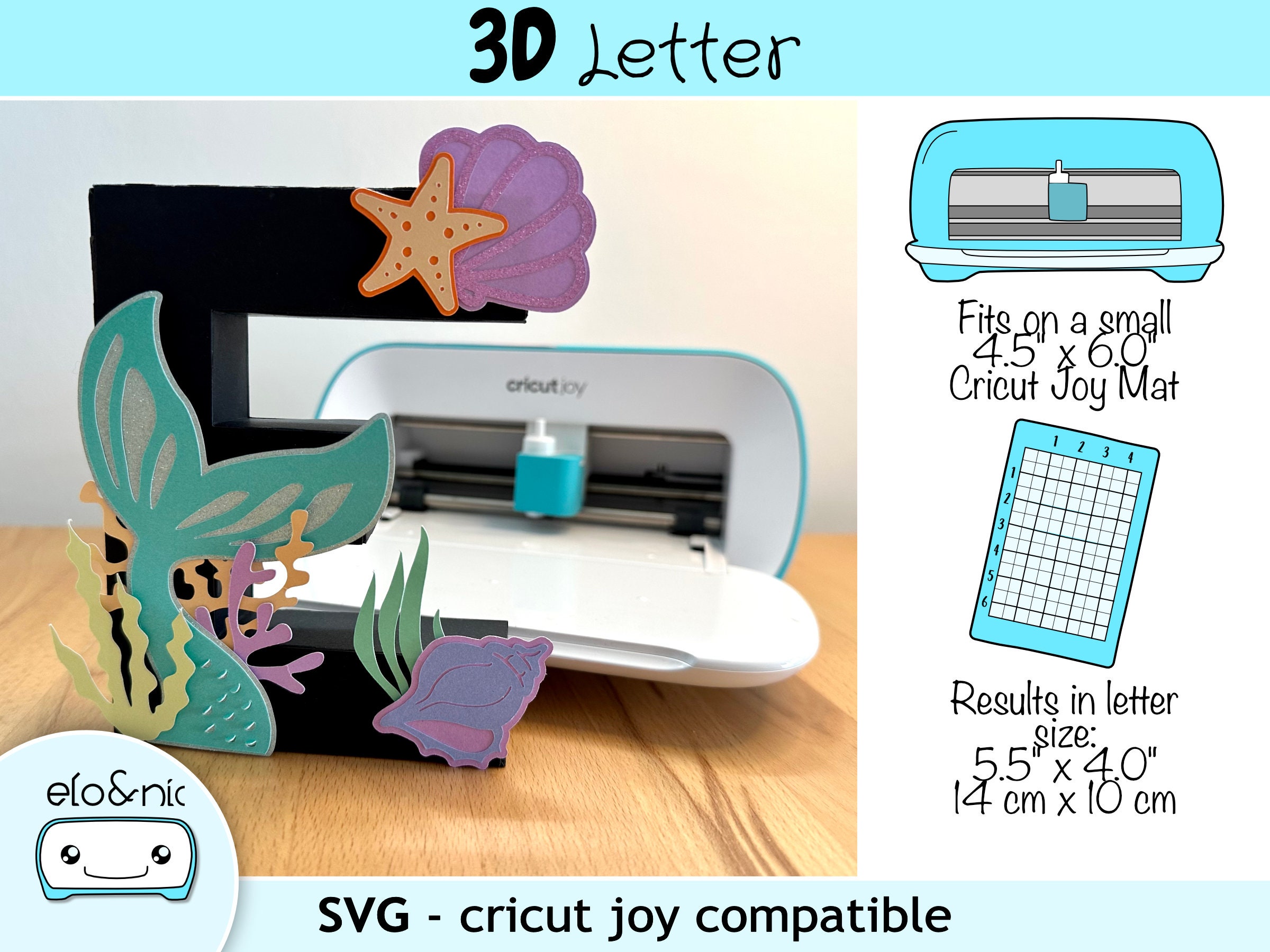3D Letter Alphabet, A-Z - Svg Files Für Cricut Joy + Decorative ...