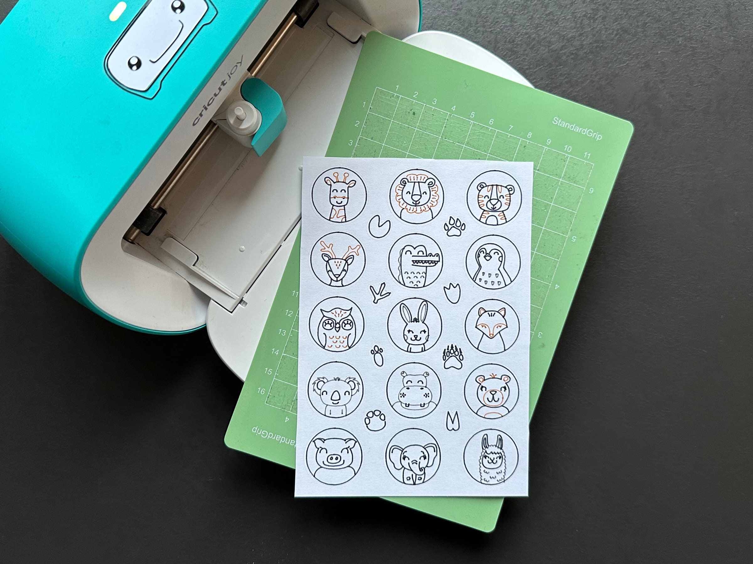 Cricut Joy Sticker Sheet Bundle SVG animal Sticker Baby Sticker ...