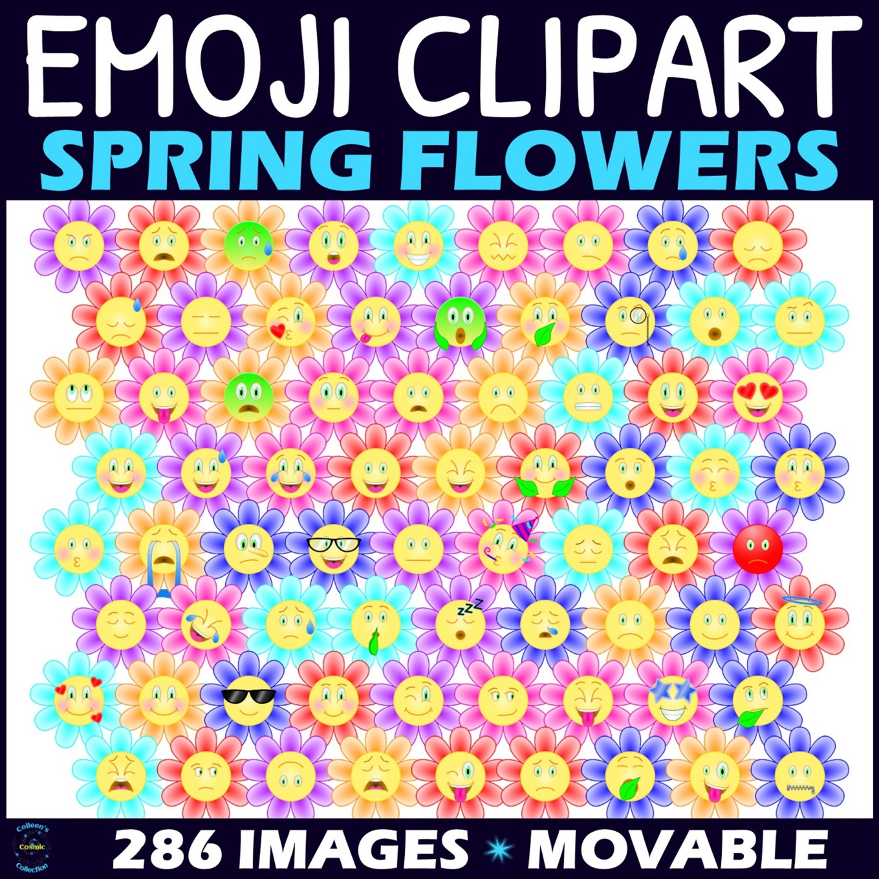 Emoji Clipart BUNDLE - Emotions Clip Art - Etsy