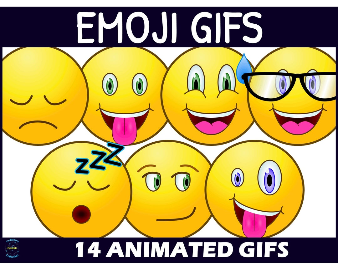 Emoji Gifs Set 9 - Emotions Clip Art - Animated Emoji Clip Art - Emoji ...