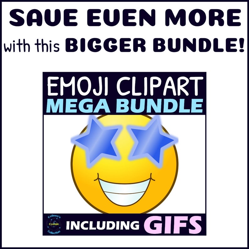 Emoji Gifs BUNDLE Emotions Clipart Animated Emoji Clip Art Emoji ...