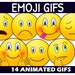 Emoji Gifs Set 2 Emotions Clip Art Animated Emoji Clip Art Emoji ...