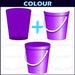Rainbow Buckets Clipart Containers Beach Pails - Etsy