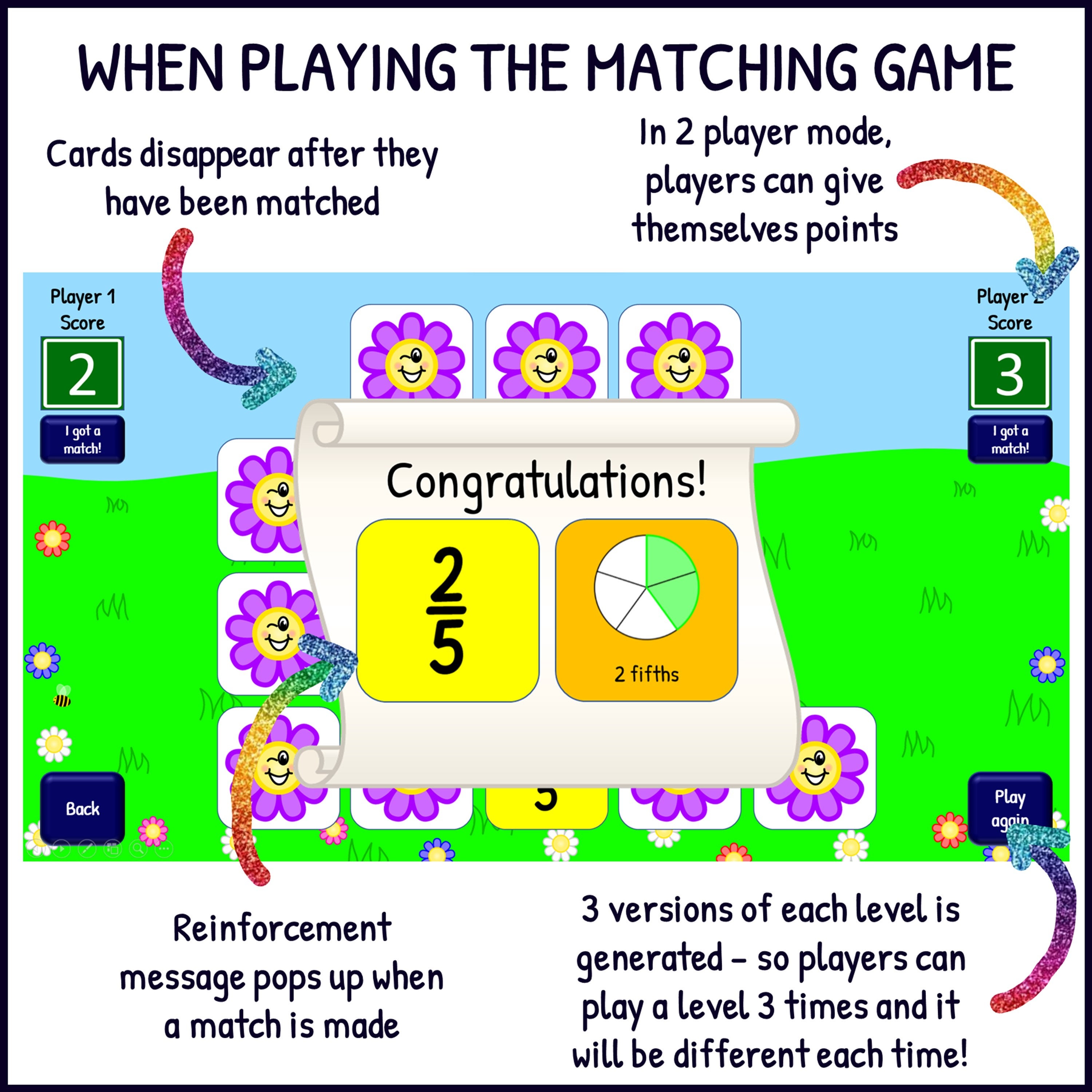 Personal Matching Game Generator Concentration Game Creator - Etsy