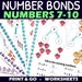Number Bonds to 10 Activities - No Prep Worksheets - Printable ...