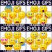 Emoji Gifs BUNDLE - Emotions Clipart - Animated Emoji Clip Art - Emoji ...
