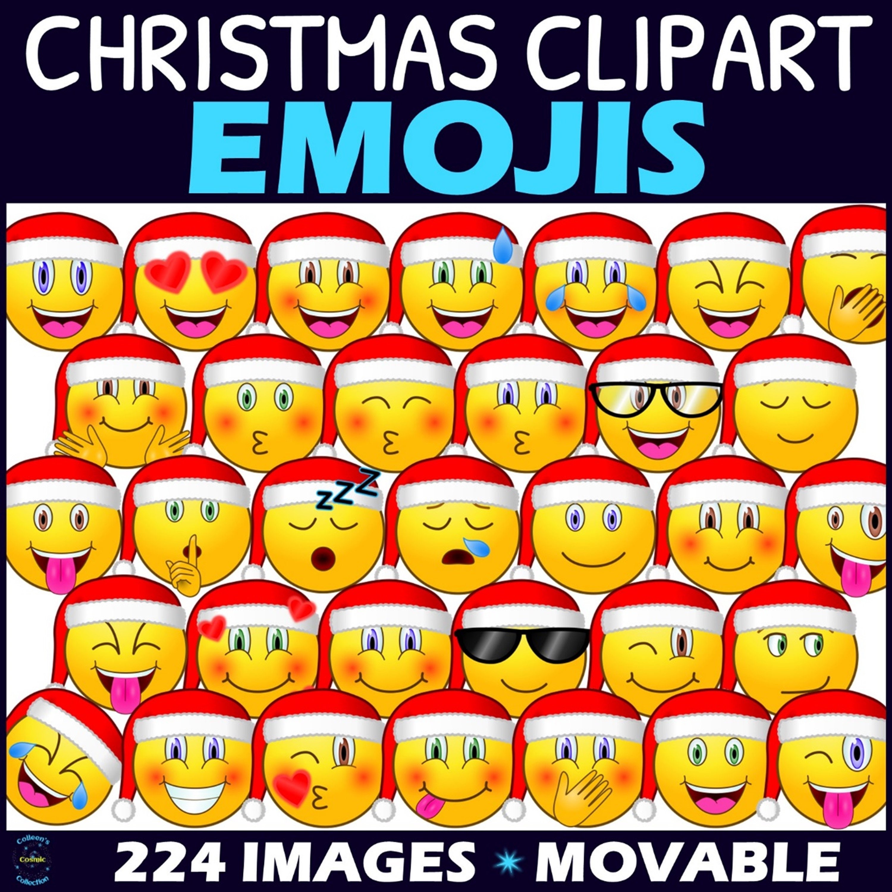 Emoji Clipart BUNDLE - Emotions Clip Art - Etsy