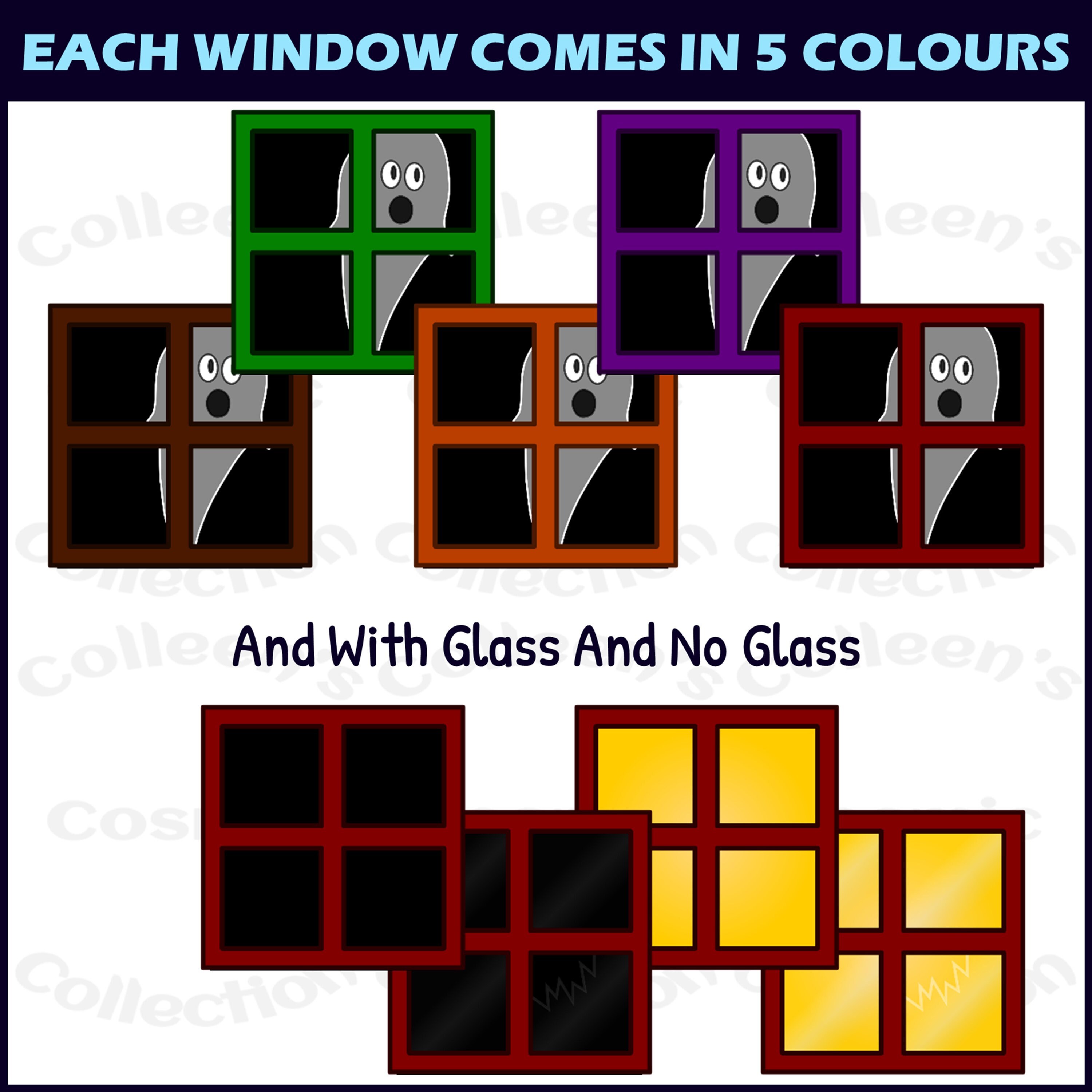 Build a Haunted House Halloween Clipart - Spooky Halloween Clip Art - Etsy