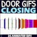 Opening and Closing Door Gifs BUNDLE - Clipart Doors, Door Clipart ...