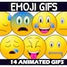Emoji Gifs Set 10 - Emotions Clip Art - Animated Emoji Clip Art - Emoji ...