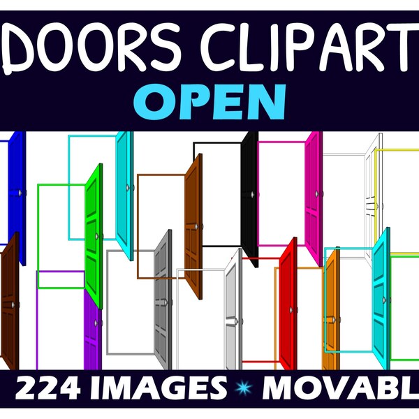 Open Doors Clipart - Etsy