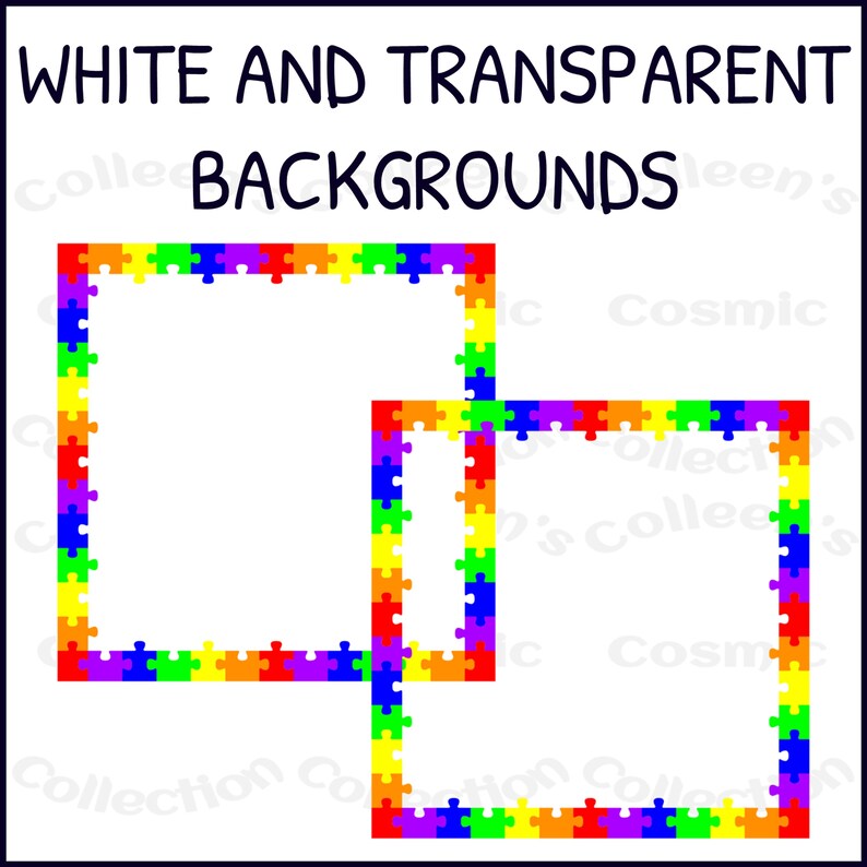 Puzzle Borders BUNDLE - Etsy