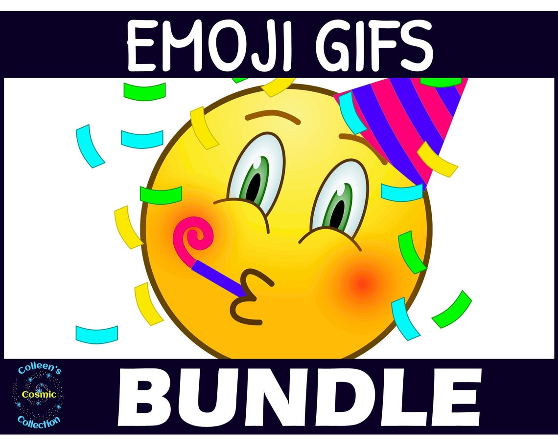 Emoji Gifs BUNDLE Emotions Clipart Animated Emoji Clip Art Emoji ...