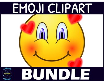 Watercolor Emoji Clipart, DIY, Watercolor Clip Art, Instant Download ...