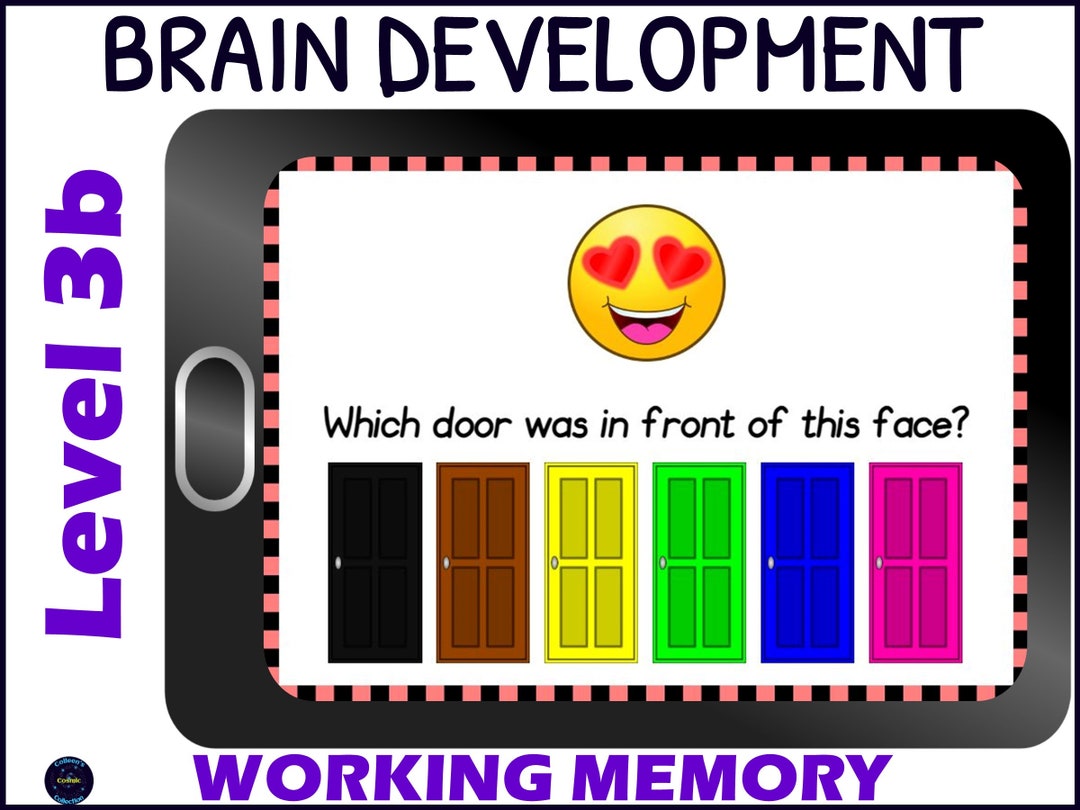 Brain Development Activity Working Memory Level 3b Digital Boom™ Cards ...