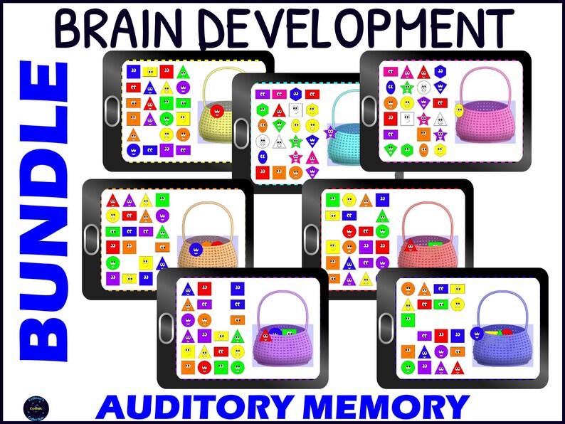 Brain Development Activity - Auditory Memory With Shapes and Colors ...