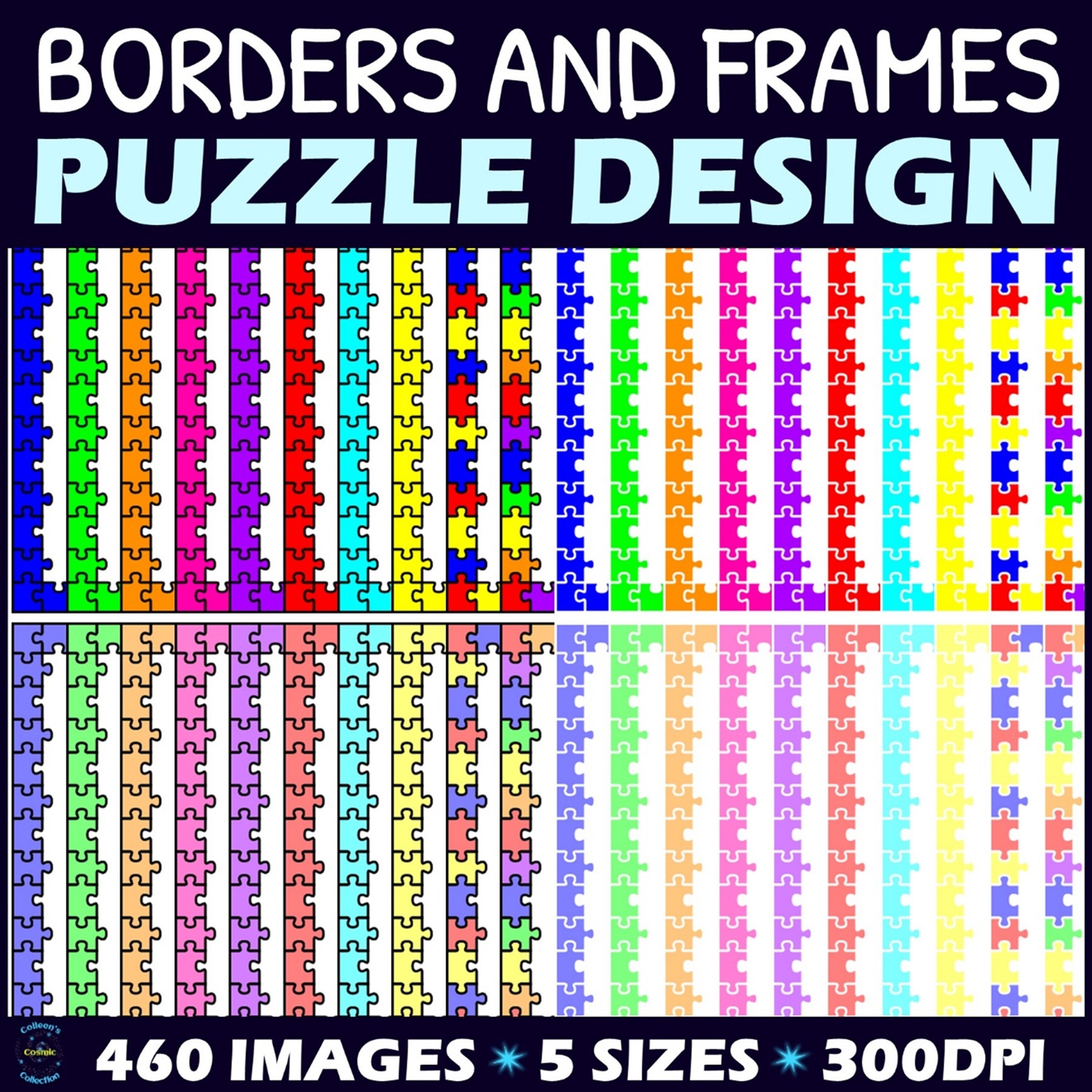 Puzzle Borders BUNDLE - Etsy