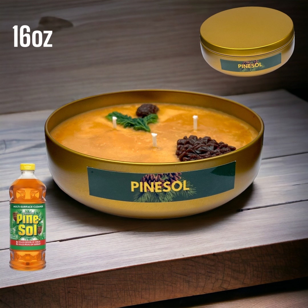 Pinesol Type Inspired Scented Candle Soy Wax Candles Luxury Candles ...
