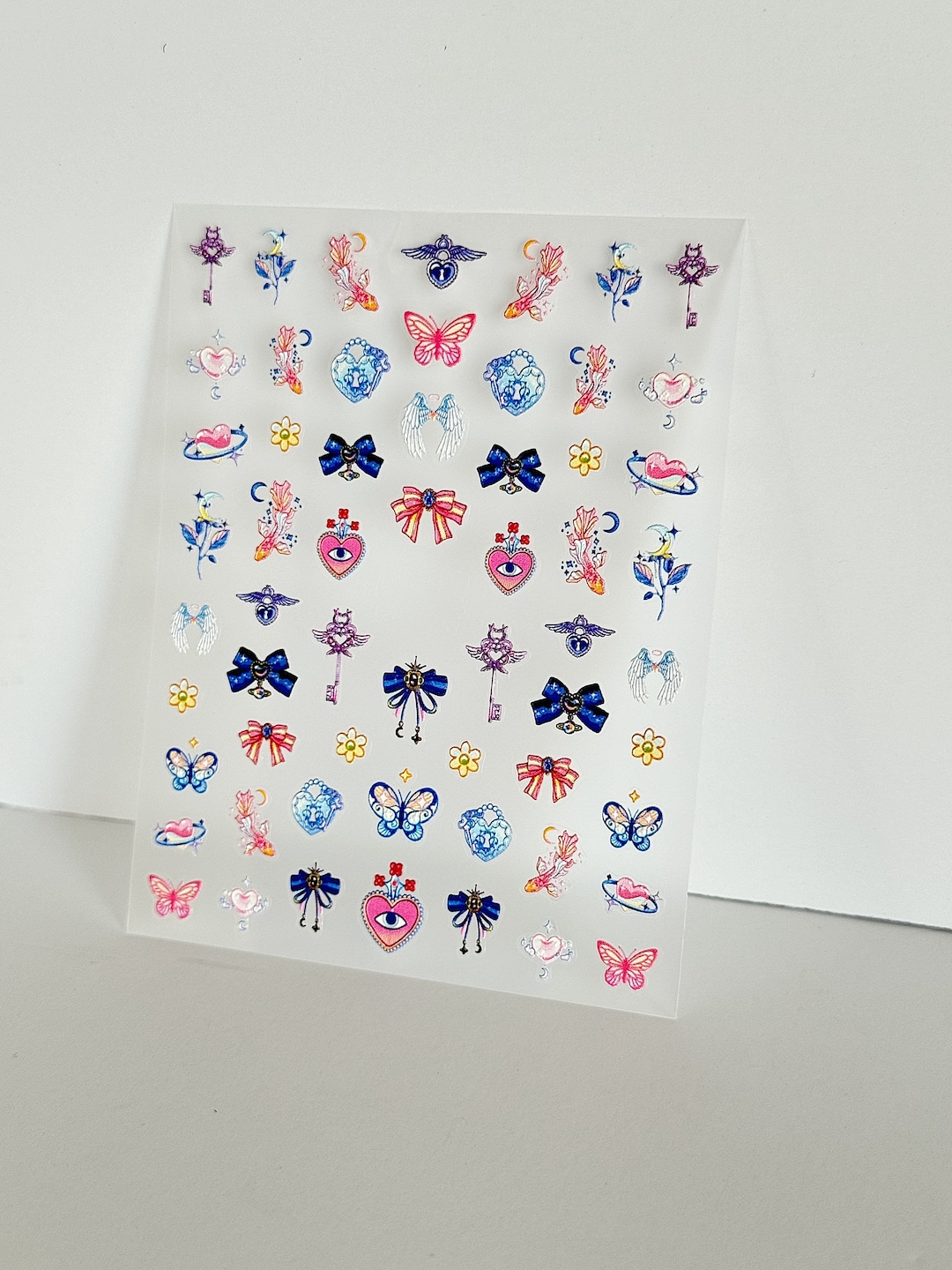 5D Nail Stickers, Eye Nail Stickers, Embossed Nail Stickers, Sailor ...