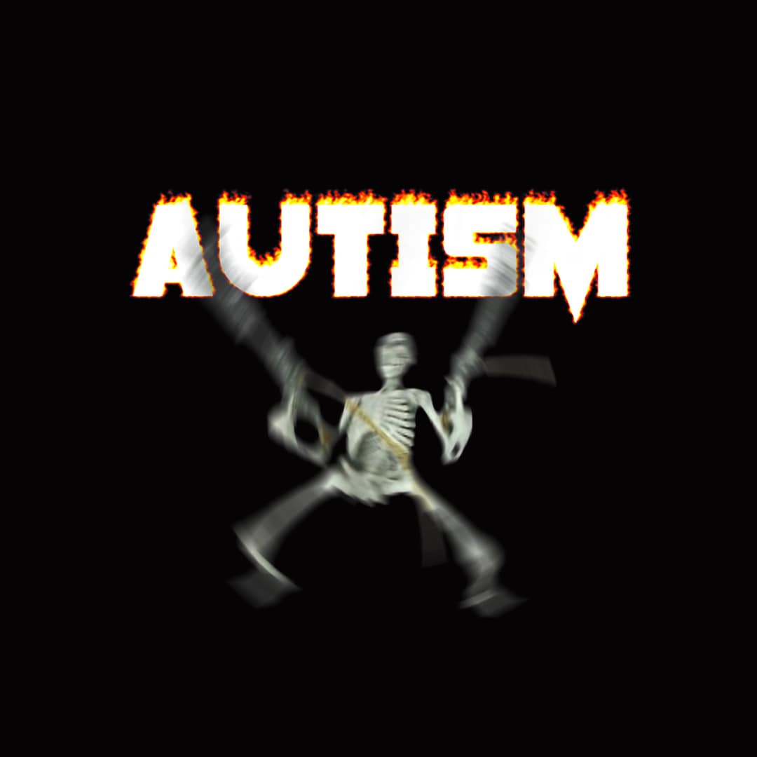 Autism Skeleton Meme Digital Download Png File Png - Etsy