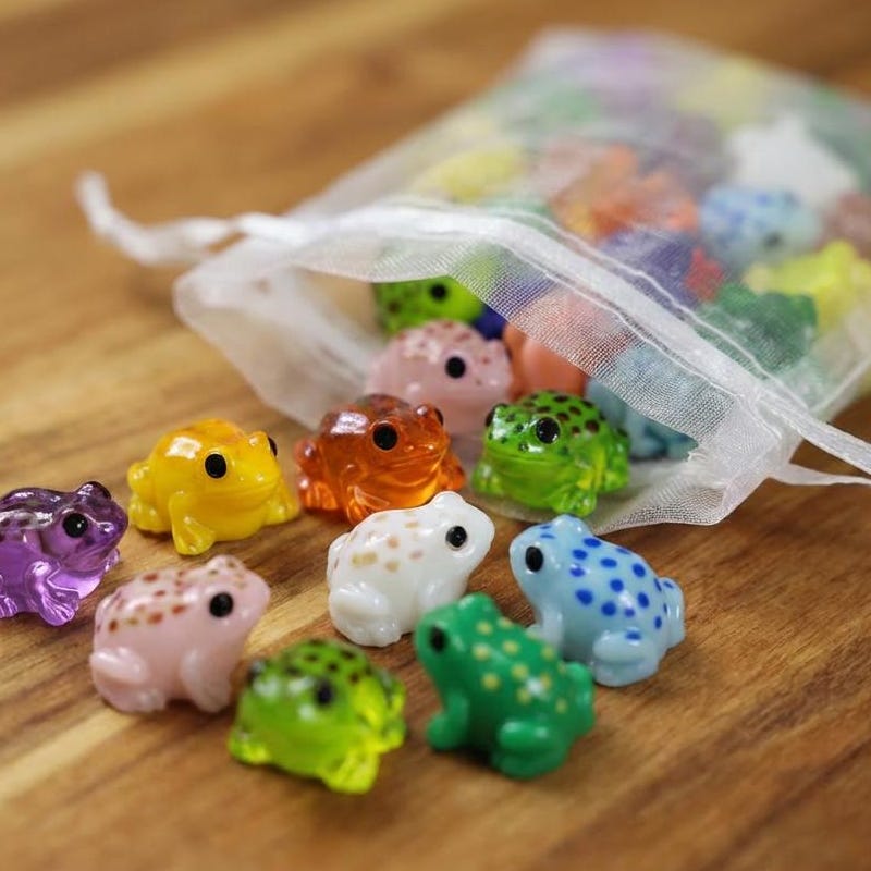 Mini Rubber Figurine - Etsy UK