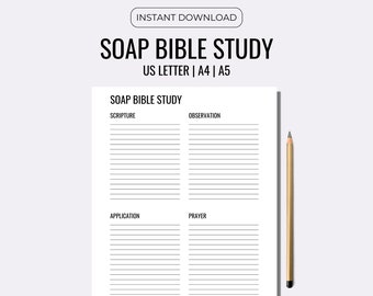 Bible Chapter Summary Printable | Christian Study Planner Journal ...