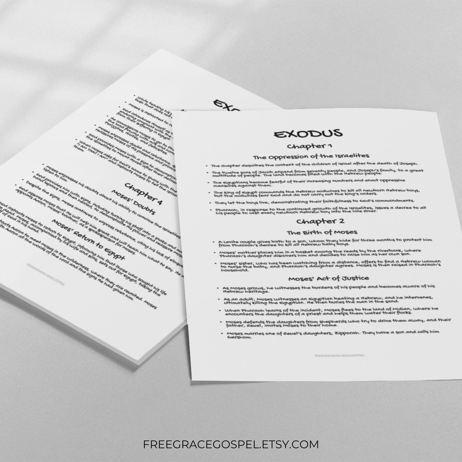 Exodus Bible Summary, Comprehensive Bible Summaries, Bible Notes, Bible ...