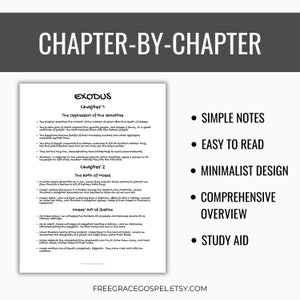 Exodus Bible Summary, Comprehensive Bible Summaries, Bible Notes, Bible ...