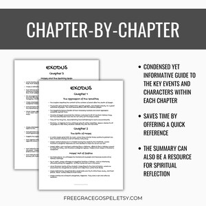 Exodus Bible Summary, Comprehensive Bible Summaries, Bible Notes, Bible ...