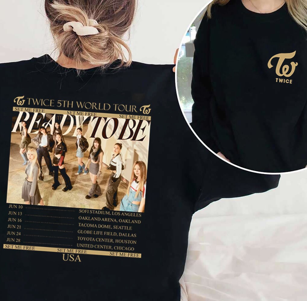 Twice 5th World Tour T-Shirt, Twice World Tour 2023 Shirt, Twice Ready ...